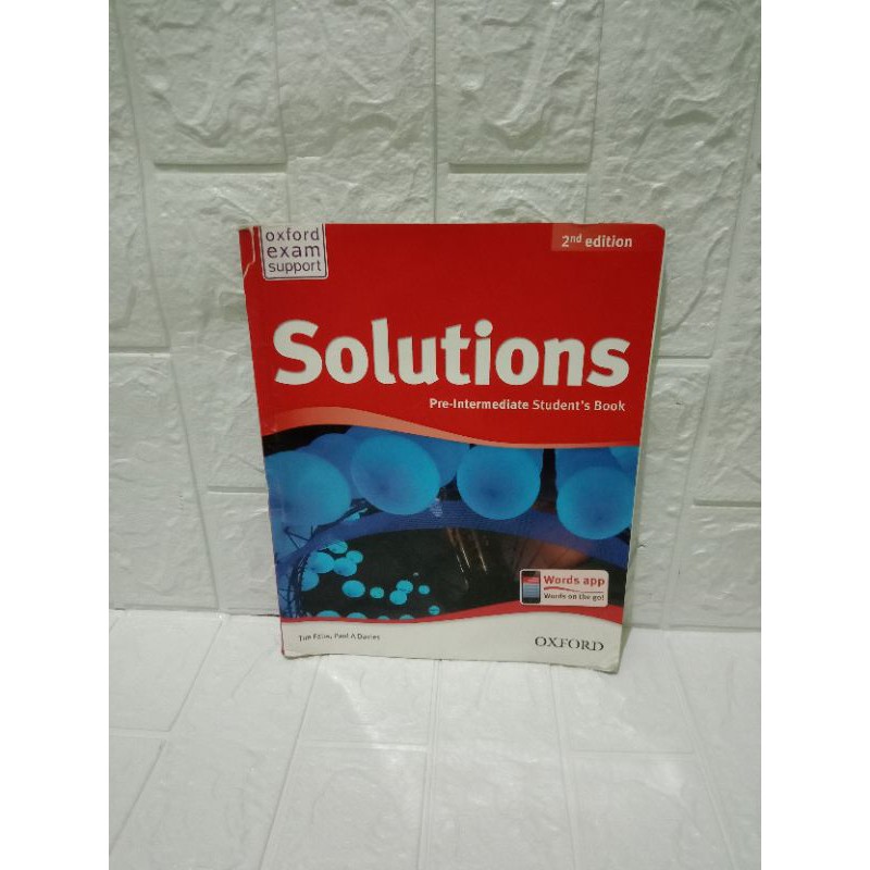 Solutions pre intermediate student s book Solutions pre intermediate student s book