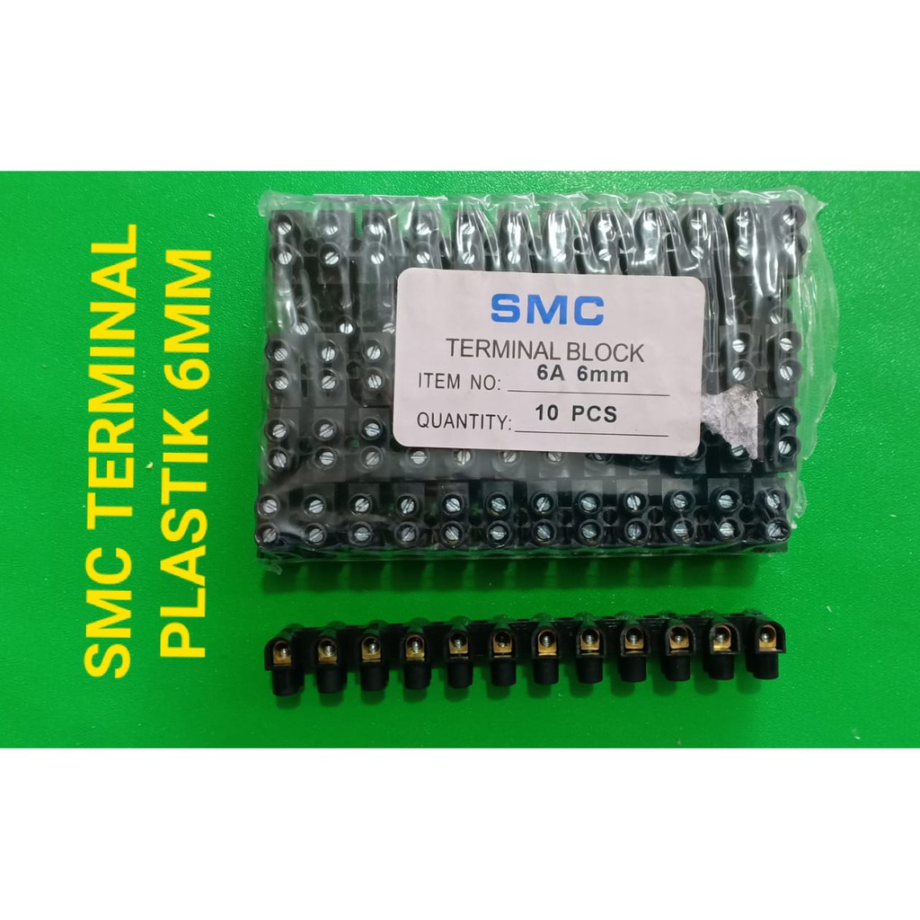 Jual Terminal Blok Krustin 6mm SMC 6Ampere | Shopee Indonesia