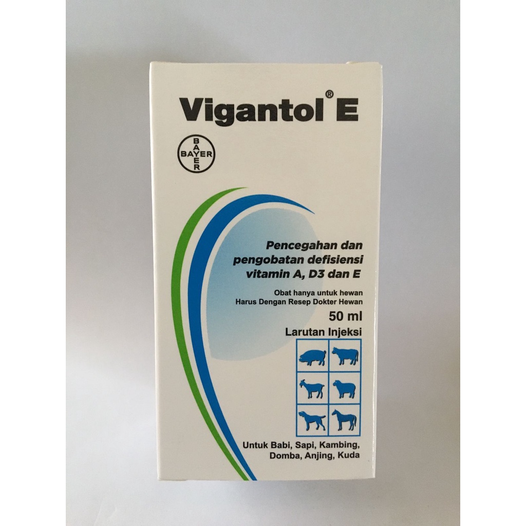 Jual VIGANTOL E 50 ML INJEKSI OBAT DEFISIENSI VITAMIN A, D3 DAN E ...