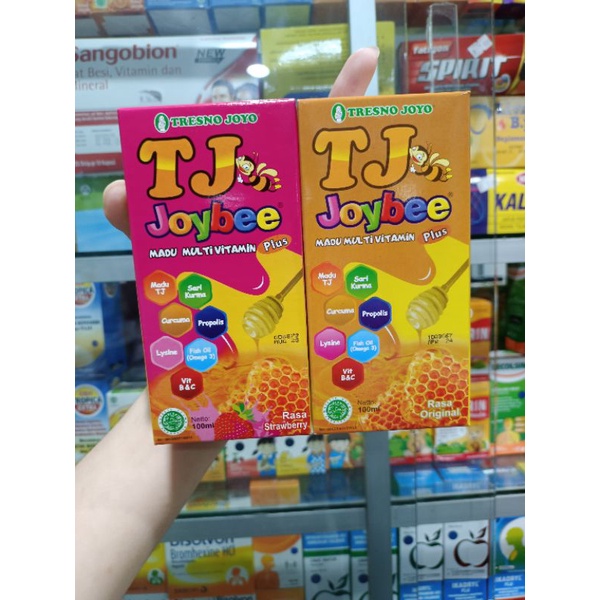 Jual MADU TJ JOYBEE MULTIVITAMIN 100ML RASA JERUK / STRAWBERRY | Shopee ...