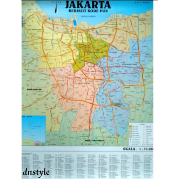 Jual Peta DKI Jakarta (free bublewrap) | Shopee Indonesia