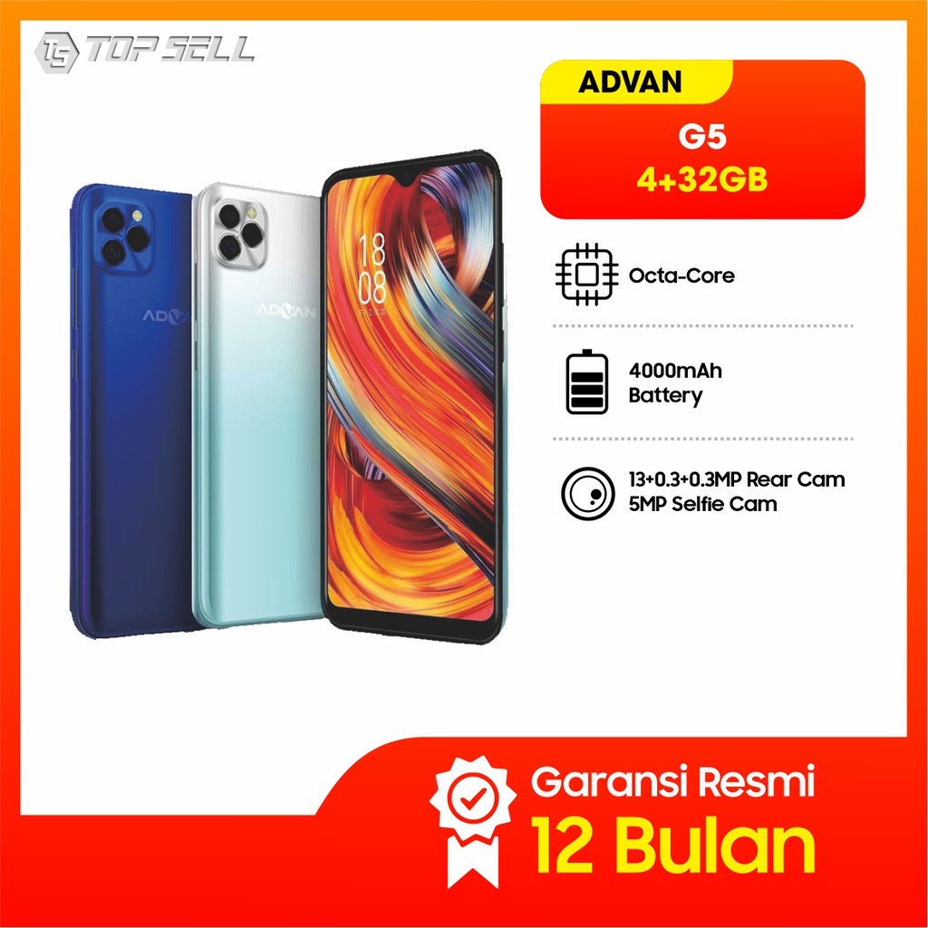 Jual ADVAN G5 4GB TRIPLE KAMERA GARANSI RESMI | Shopee Indonesia
