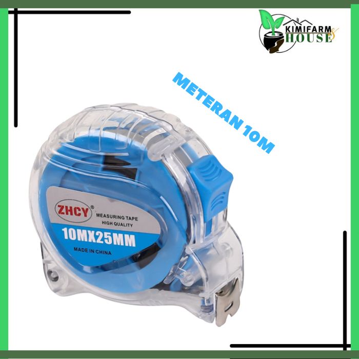 Jual Meteran 10 meter anti karat Pengukur transparan Meteran tukang Tahan Banting Bahan Kuat dan ...