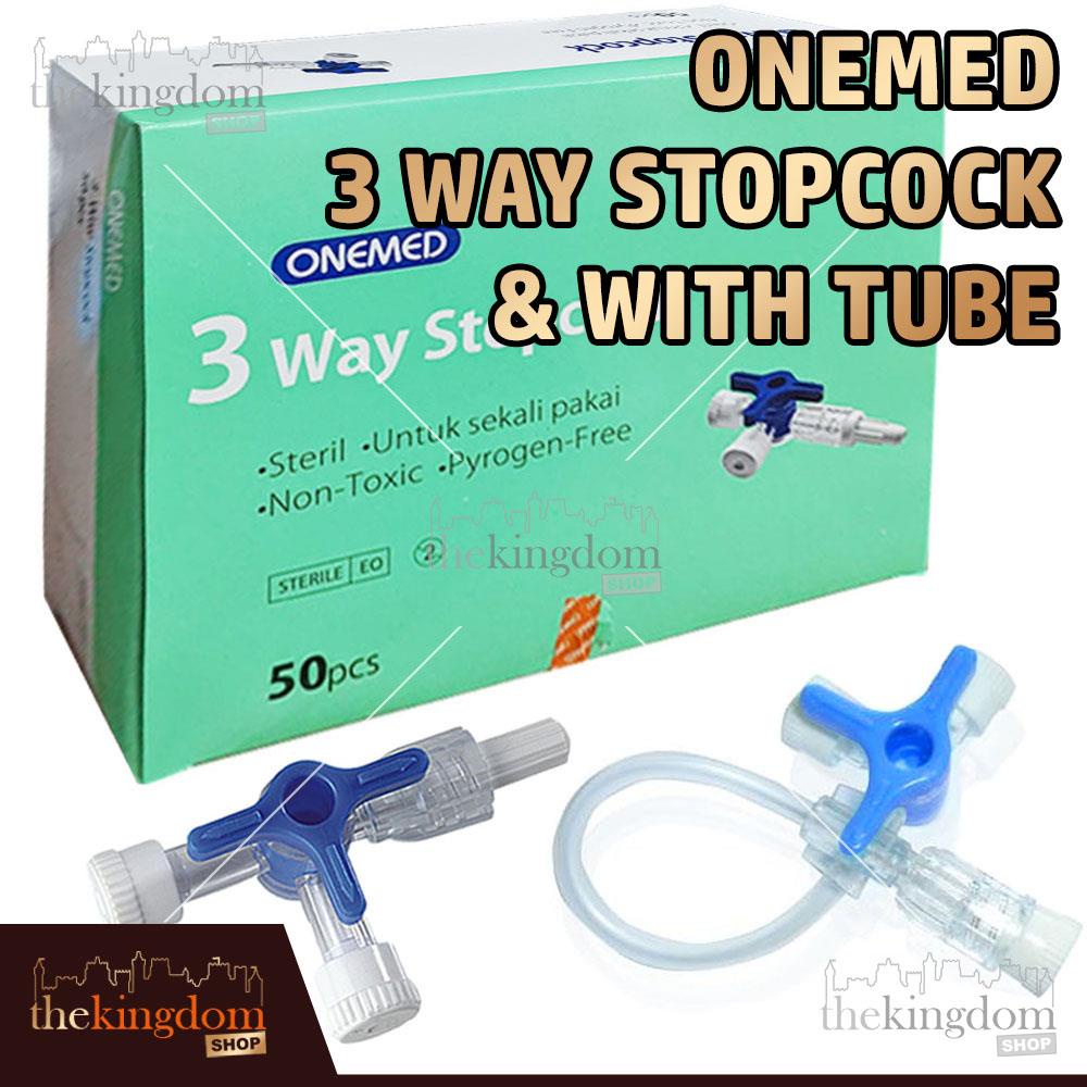 Jual Onemed 3 Three Way Stopcock /50 Infus Conector ThreeWay Stop Cock | Shopee Indonesia