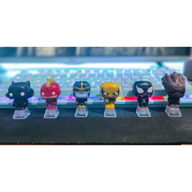 Jual Keycaps mechanical keyboard mini marvel Indonesia|Shopee Indonesia