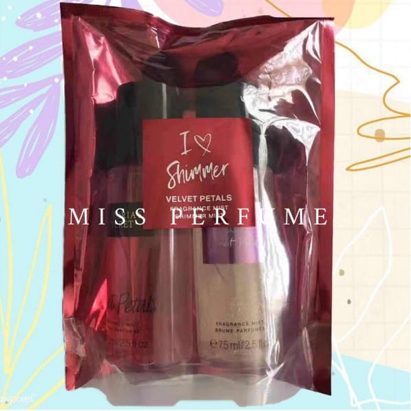 BODYMIST VS SET TRAVEL 75 ML/ VICTORIA SECRET MINI GIFT SET/ VICTORIA ...