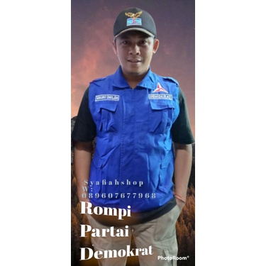 Jual ROMPI PARTAI DEMOKRAT TERBARU free nama | Shopee Indonesia