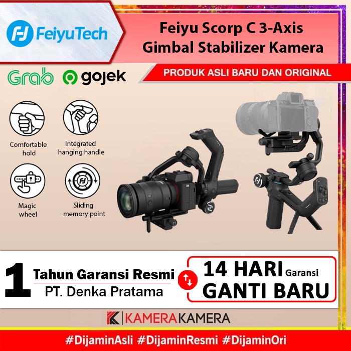 Jual Feiyu Scorp C 3-Axis Gimbal Stabilizer Kamera - Garansi Resmi | Shopee Indonesia