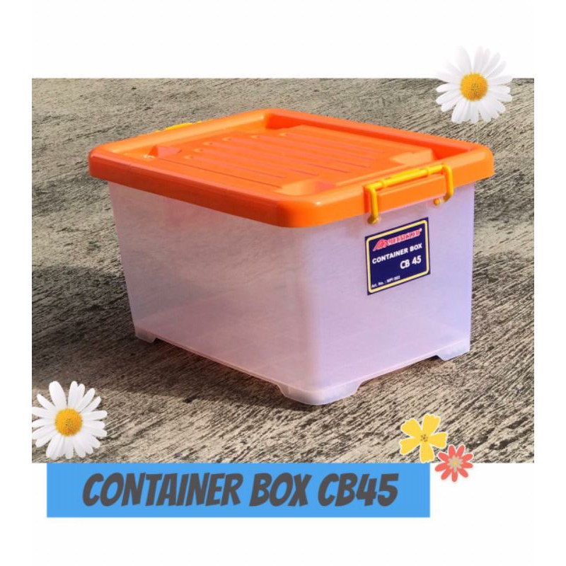 Jual container box cb 45 kapasitas 45 Liter merk Multiclub dengan roda ...