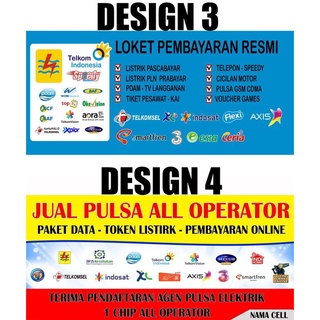 Jual Spanduk/Banner Cell Konter (Ukuran Bisa Custom) | Shopee Indonesia