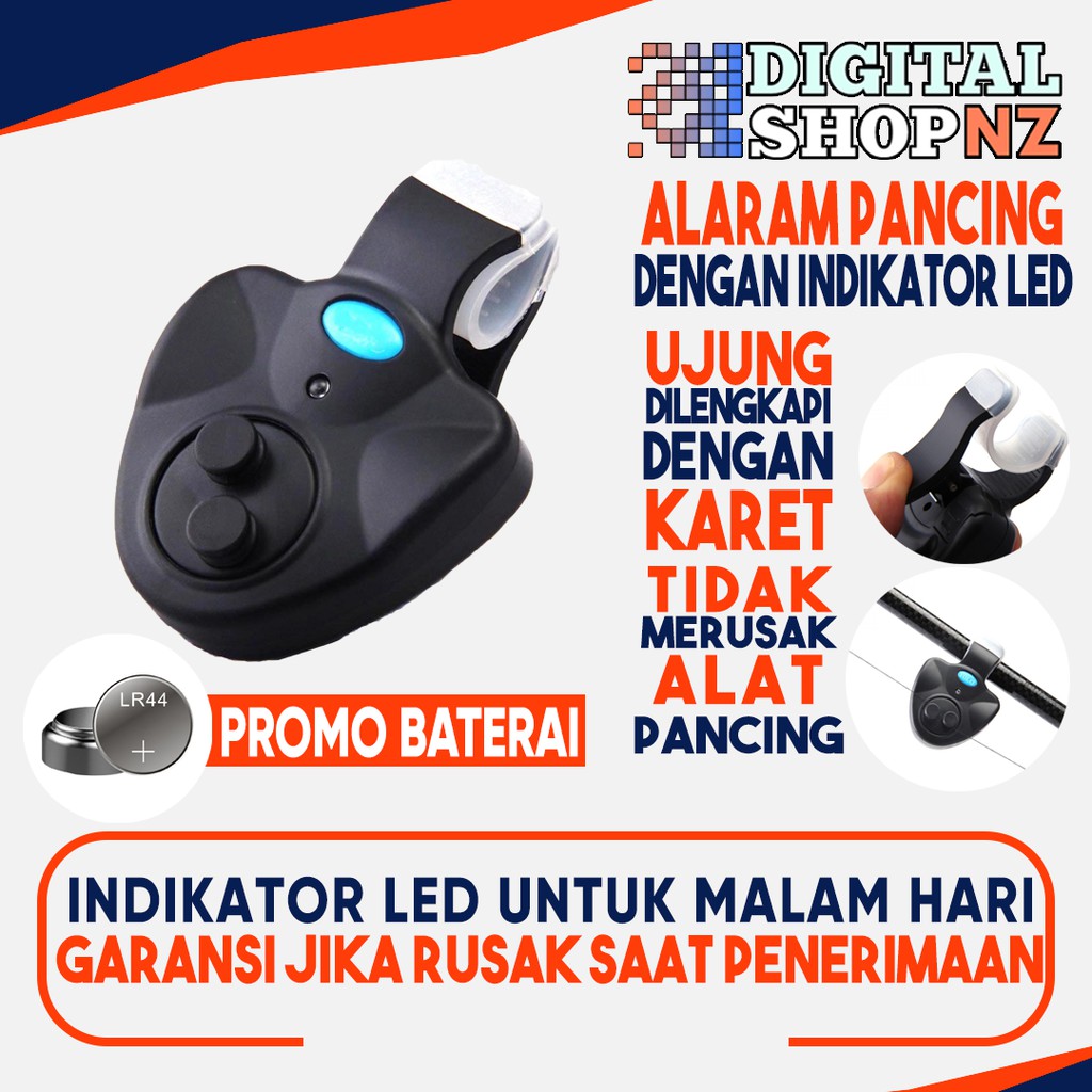 Jual Alarm Pancing Dengan Indikator LED Cocok Untuk Seluruh Hari ...