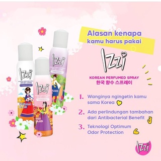 Jual Izzi Korean Perfume Spray 150ml | Shopee Indonesia