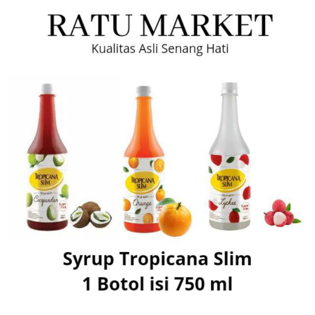 SYRUP COCO PANDAN TROPICANA SLIM 750ml | Shopee Indonesia