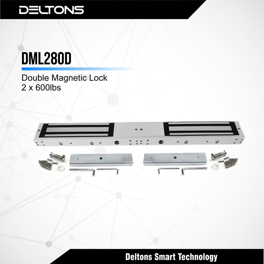 Jual EM Lock Double Magnetic Lock 280Kg 600Lbs - Magnet Only | Shopee ...