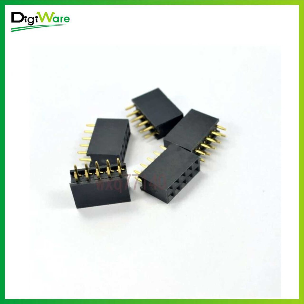 Jual Pin Header Female 5x2 Pin Double Row 2.54mm | Shopee Indonesia