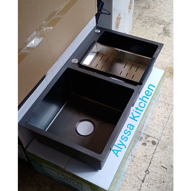Jual Kitchen sink INOBE Black 8245 "ORIGINAL INOBE" / Bak cuci piring ...