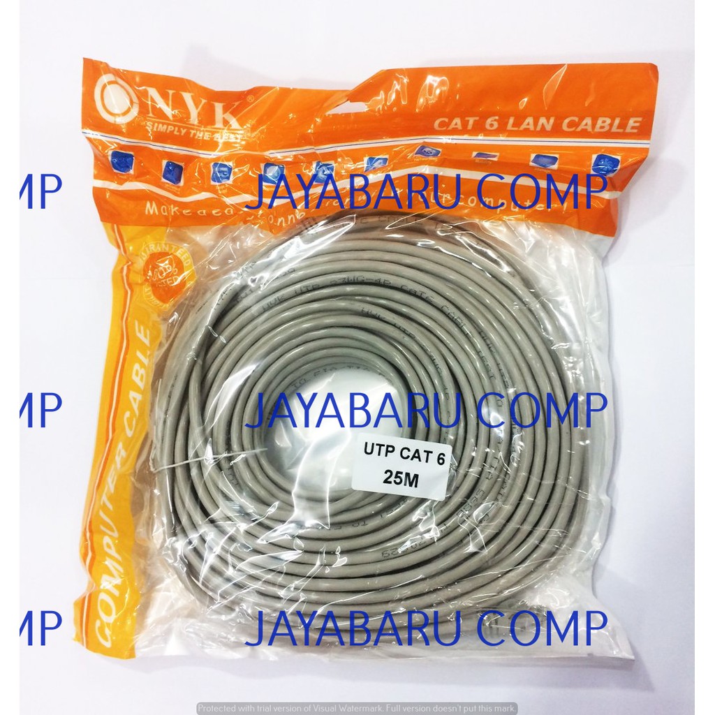 Jual Kabel LAN 25m Cat6 UTP 25 m Cable 25 meter | Shopee Indonesia