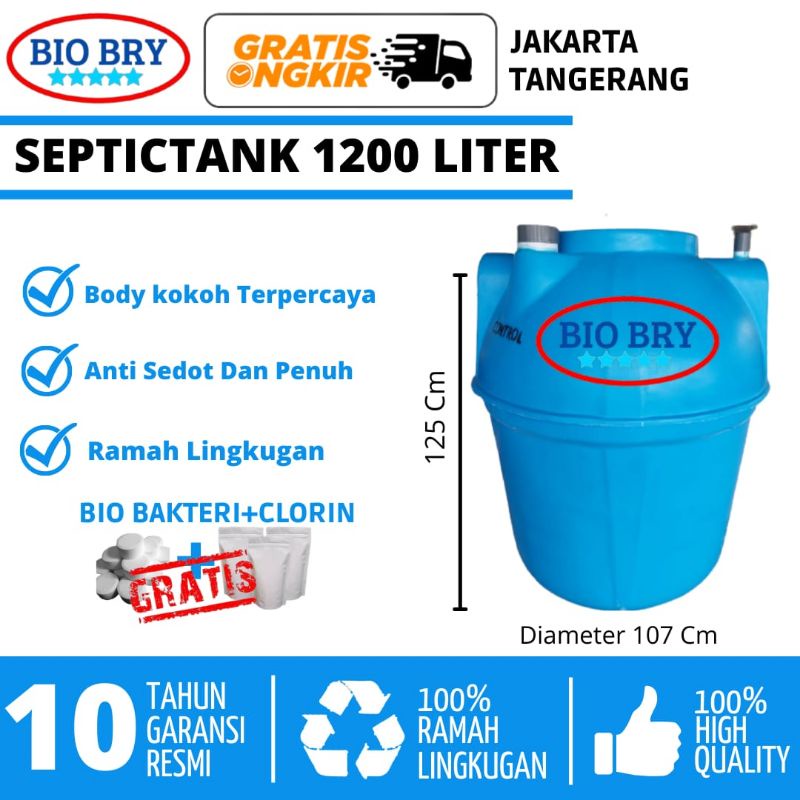 Jual Septic Tank 1200 liter Biotech, Biobry, Biofilter Berkualitas ...