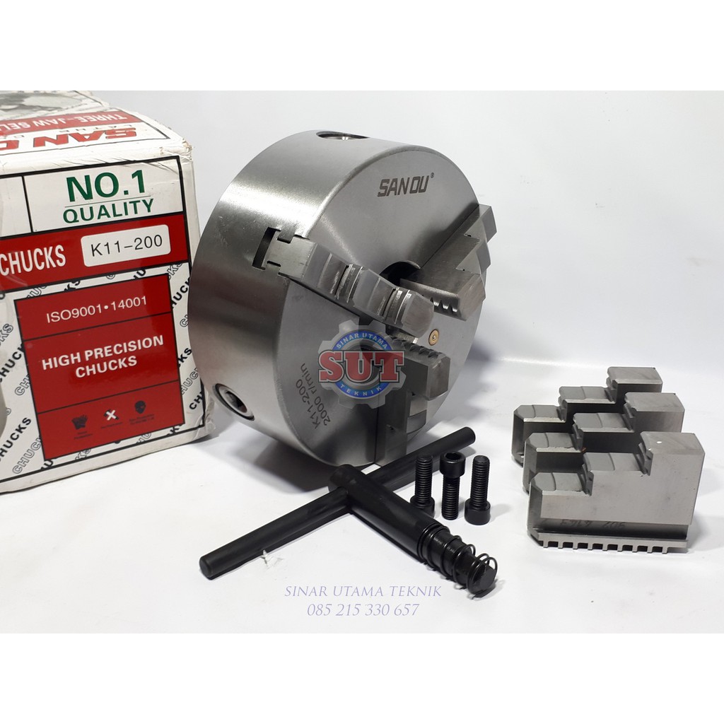 Jual Chuck Bubut 12 inch 3 JAW - Klaw 320mm 3 JAW - Pencekam 10 inch ...