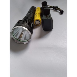 Senter LED besar panjang ultrafire Cree baterai cas 26650 rechargeable ...