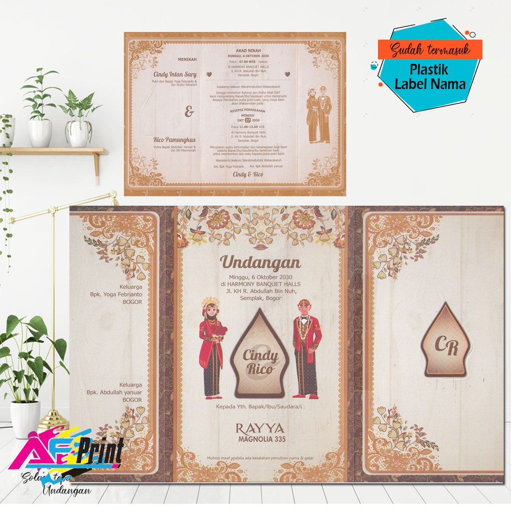 Jual UNDANGAN PERNIKAHAN DAN KHITAN MURAH MERIAH DAN PRAKTIS Cetak ...