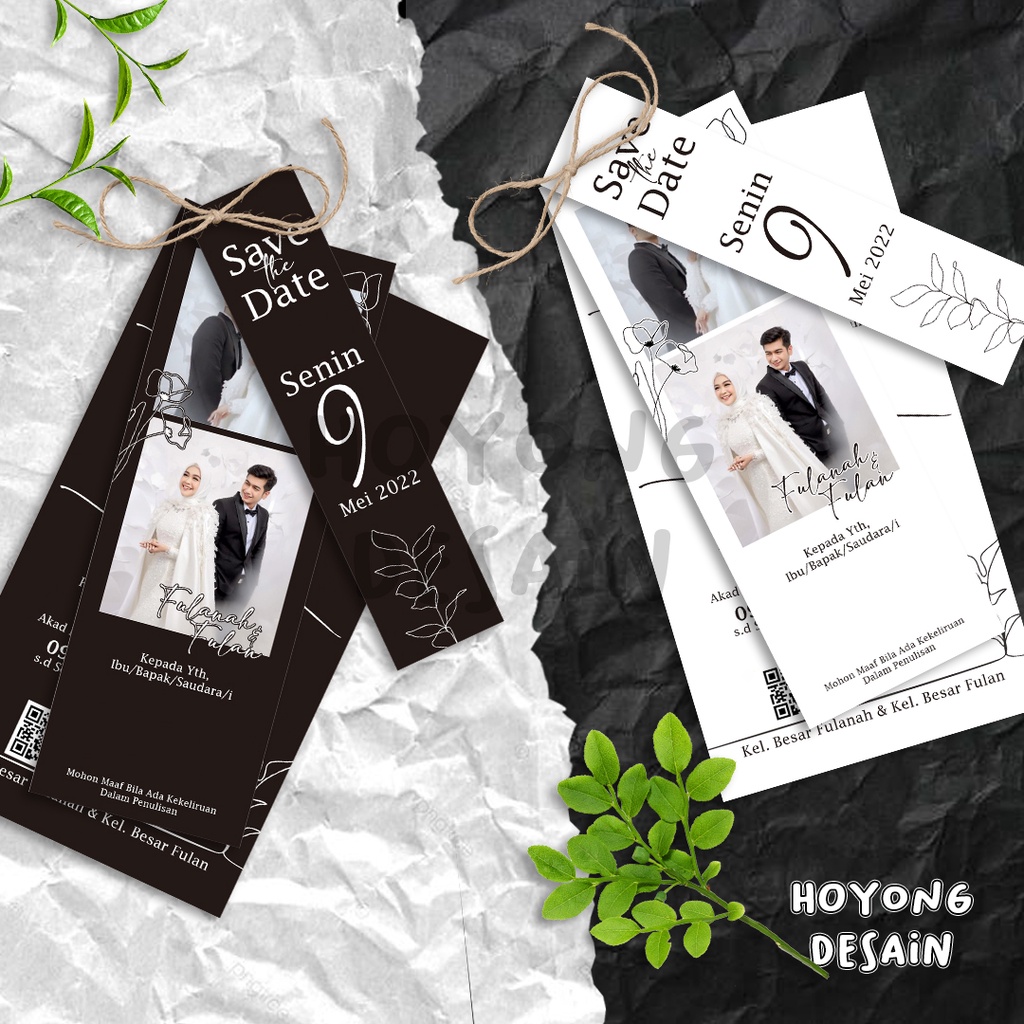 Jual Undangan Pernikahan Rustic Tali Rami Simple Termurah - Rustic ...