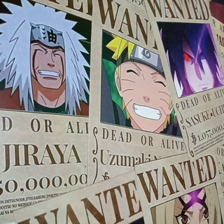 Jual poster anime Naruto poster bounty naruto paket 12pcs | Shopee ...