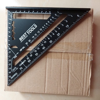 Jual Penggaris Siku Segitiga Speed Square 7 Inch Premium Quality Hitam ...