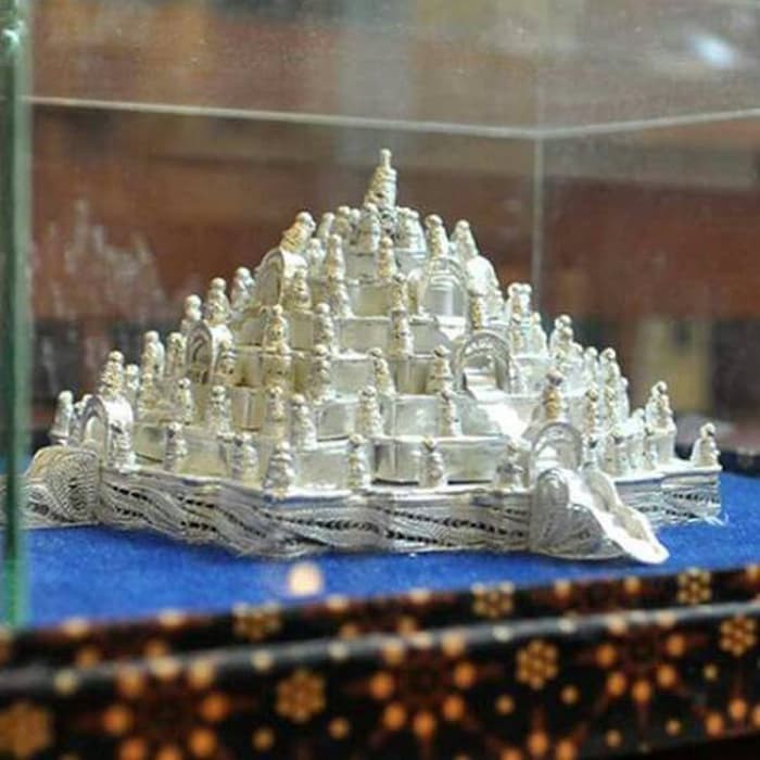 Jual Miniatur perak candi borobudur yogyakarta Ori Indonesia|Shopee ...