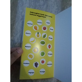 Jual Buku Ukuran Mini Matching Book Bilingual: 123 / Warna / Buah ...