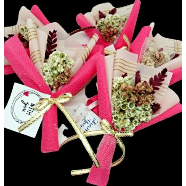 Jual Buket Bunga Pink | Shopee Indonesia