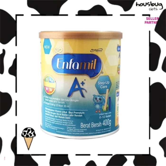 Jual ENFAMIL A + Step Up Care Susu Tin 400g / 400 g Susu bayi prematur ...