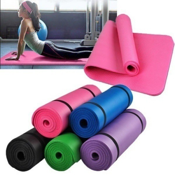 Jual Premium TEBEL Matras Yoga Mat 10mm x 63cm x 173cm Senam Matt ...
