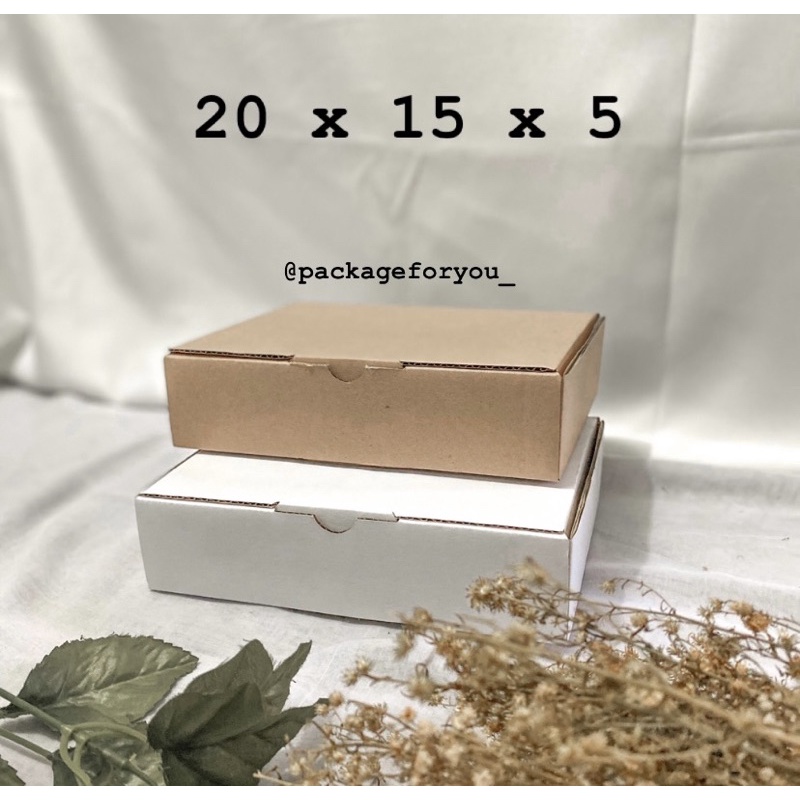 Jual Box/Mini Box/Dus Die Cut 20x15x5 cm Pizza Packaging Polos Olshop ...