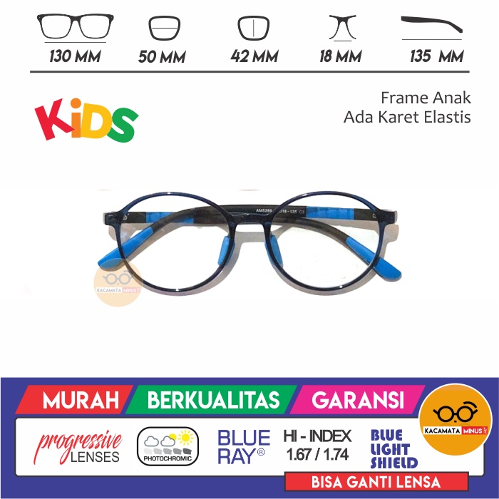 Jual Kacamata Minus KM415 Frame Kids - Kacamata Anak Premium Lentur ...