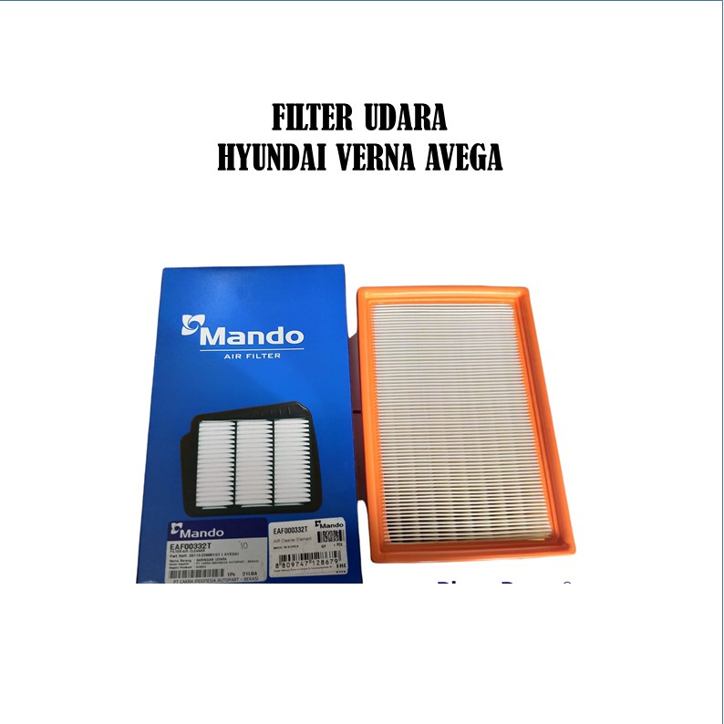 Jual FILTER UDARA HYUNDAI VERNA AVEGA SARINGAN AIR FILTER UDARA HAWA ...