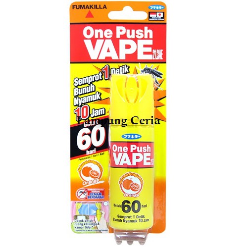 Jual Obat Nyamuk Vape One Push | Spray Anti Nyamuk Vape 60 Days ...