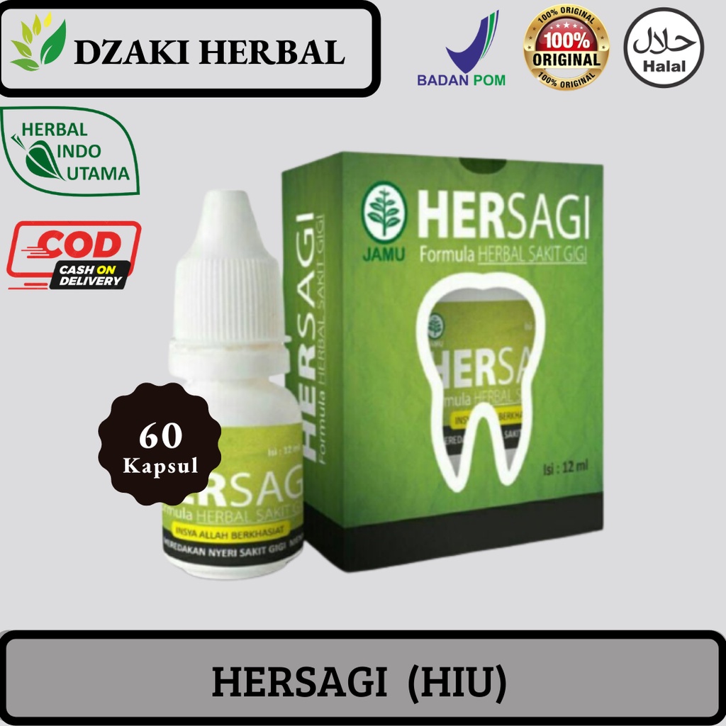 Jual Hersagi HIU Obat Herbal Sakit Gigi | Obat Melegakan Napas [Bisa ...