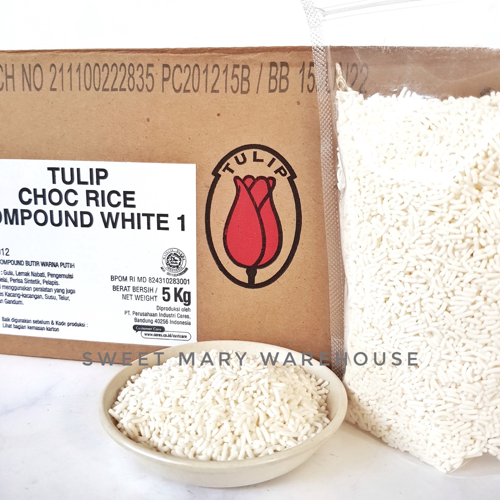 Jual Tulip Meises White 500gr Meses Putih Chocorice Ceres White ...