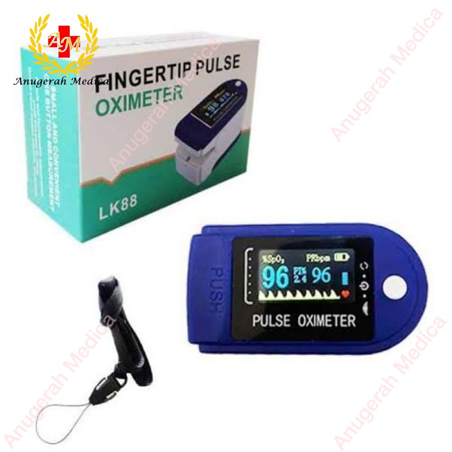 Jual Pulse Oximeter Pulse Oxymeter Oksigen Alat Ukur Saturasi Oksigen ...