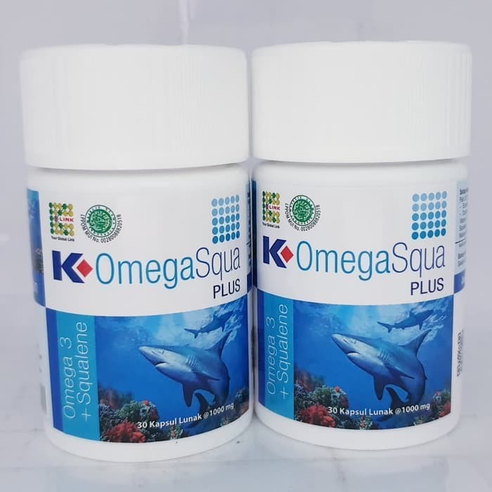 Omega Squa K-Link Minyak Kkan K Link Omega 3 Plus Squalene Klink Asli ...