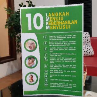 Jual Poster 10 LMKM, Poster Menyusui, Poster Langkah Menuju Keberhasilan Menyusui Indonesia ...