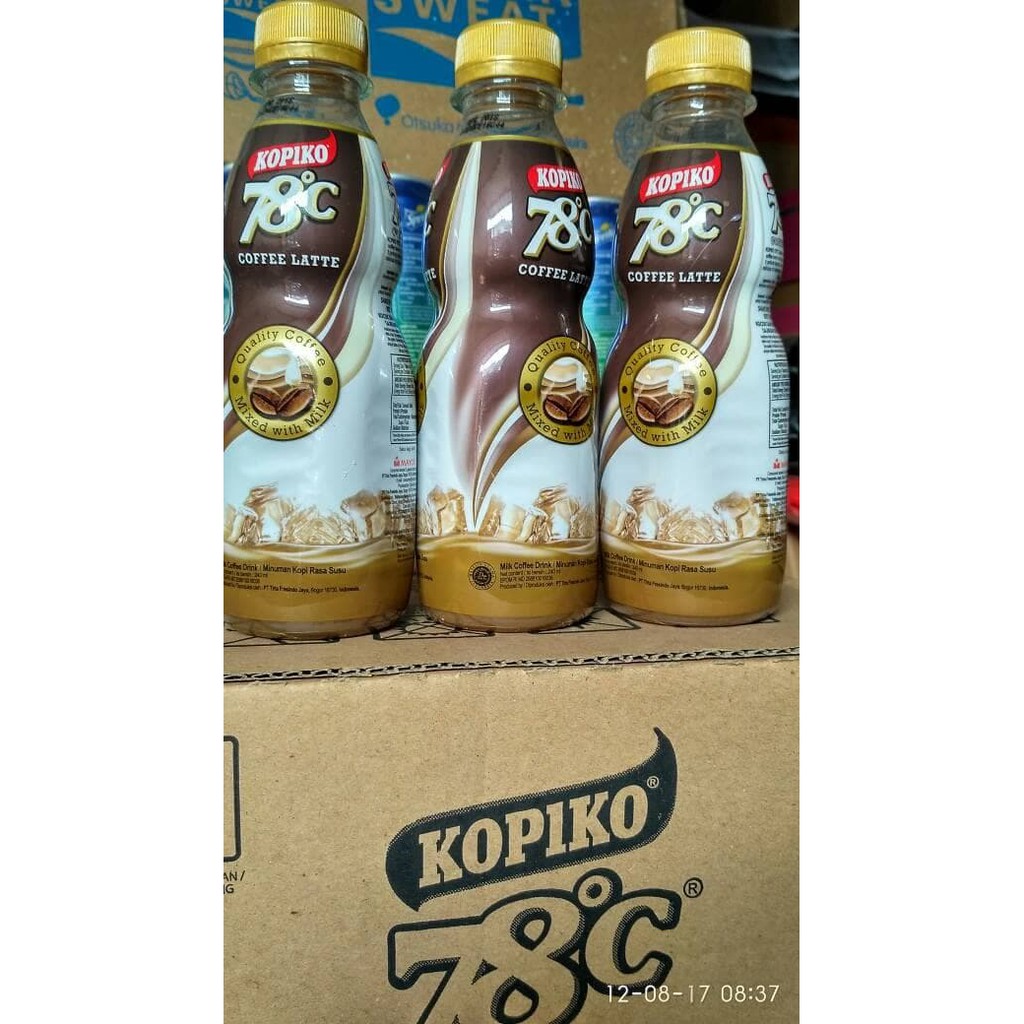 Jual Kopi Kopiko 78 Dalam Kemasan Botol 240 Ml Isi 12 Botol | Shopee ...