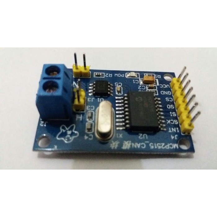 Jual MCP2515 CAN Bus Module TJA1050 Receiver SPI Module For Arduino ... Jual MCP2515 CAN Bus Module TJA1050 Receiver SPI Module For Arduino ...