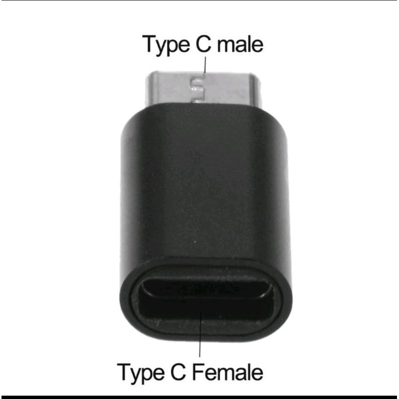 Jual Adapter Type C Female to Male Converter Extension Extender Charger ...
