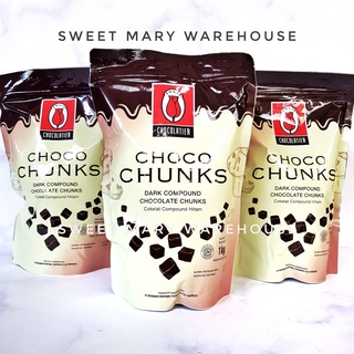 Jual Tulip Chocolatier Compound Chunks Chocolate Topping Coklat Dadu ...