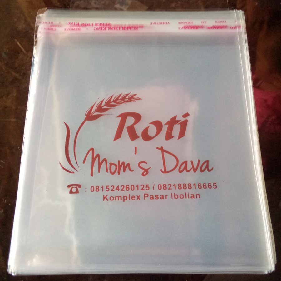 Jual PLASTIK ROTI SABLON, Harga untuk 1000 pcs | Shopee Indonesia