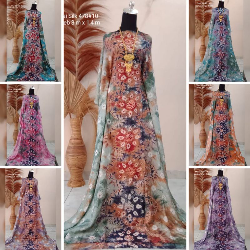 Jual Kain Jumputan Khas Palembang 3 Meteran Bahan Dasar Batik Jemputan ...