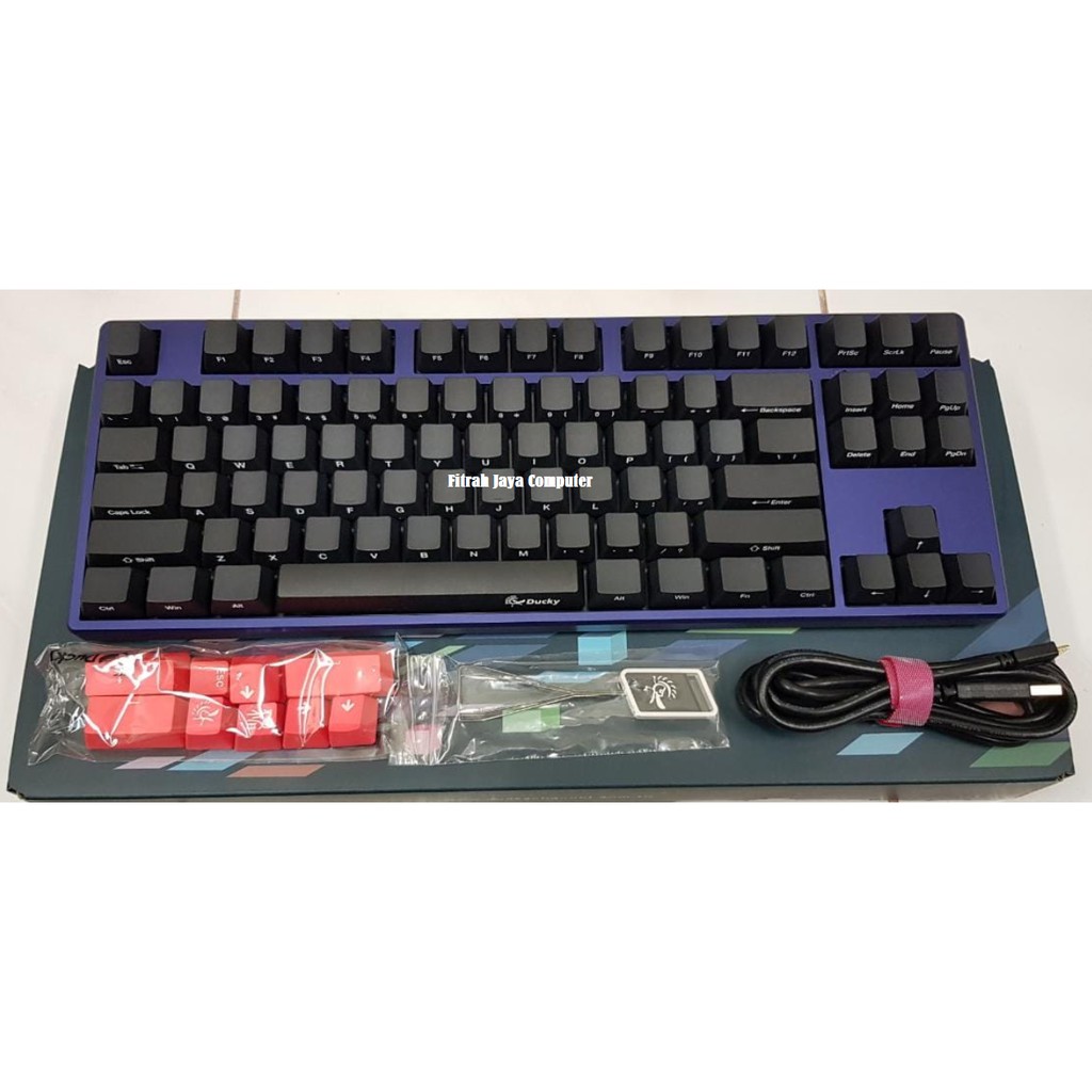 Jual Ducky One Side Print TKL PBT Mechanical Keyboard (Red Cherry MX ...