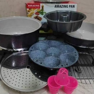 Jual HAKASIMA NEW AMAZING PAN ALAT MASAK PANCI SET PENGGORENGAN ...